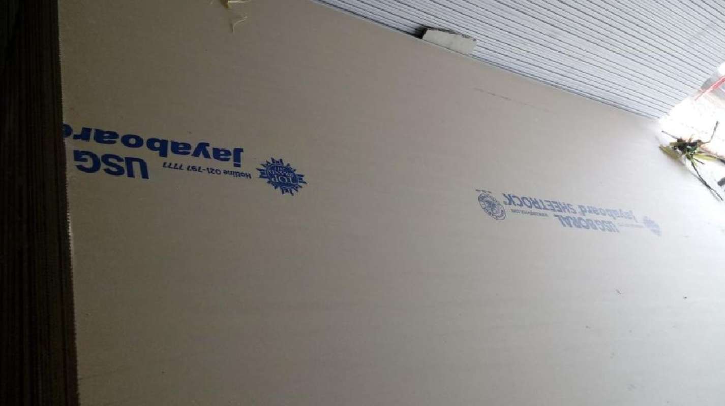 Jual Papan Gypsum Merk Jaya Plafon Gypsum Jayaboard 9mm Di Seller ...