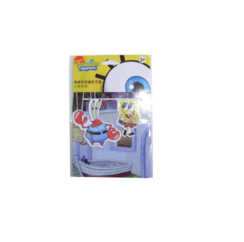 Jual Bookmark Isi 2 Pembatas Buku Spongebob Paperclip Mb 00582 Mainan