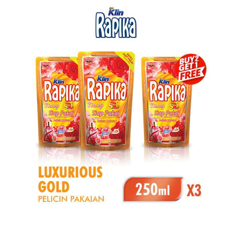 Jual [buy 2 Get 1] - Rapika Biang Luxurious Gold Pelicin Dan Pewangi ...