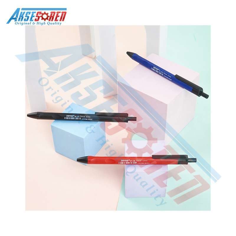 Jual Pulpen Focus Joyko Bp-338 [1 Pack/12 Pcs] / Bolpoin Joyko ...