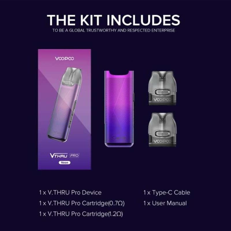 Jual Voopoo Vthru Pro Pod Kit 900mah 100% Authentic By Voopoo Tech ...