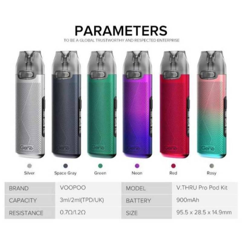 Jual Voopoo Vthru Pro Pod Kit 900mah 100% Authentic By Voopoo Tech ...