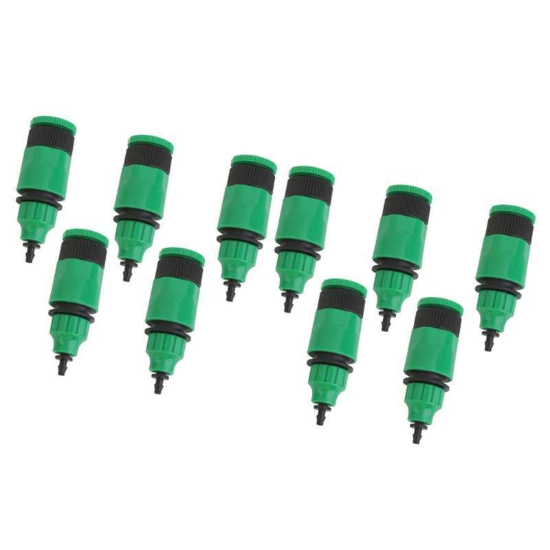 Jual 10 Pieces Water Tubing Adapters for Drip irrigation Tubing ...