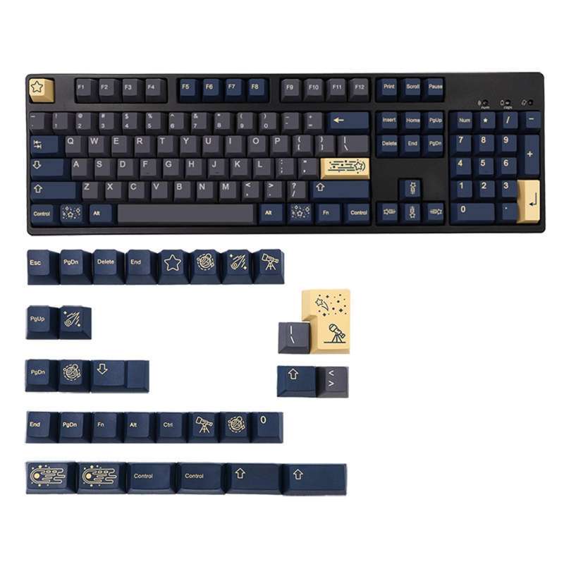 Jual 135 Keys Kit Diy Pbt Key Caps Only Keycaps For Cherry Mx ...