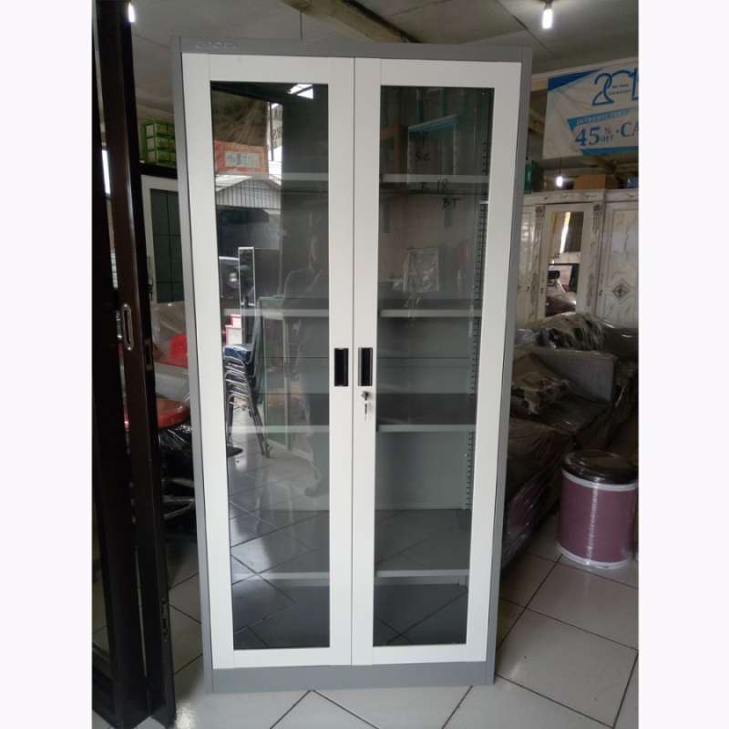Jual Lemari Arsip Besi 2 Pintu Swing Kaca| Kantor Dokumen |pintu Buka|file Di Seller Citra ...