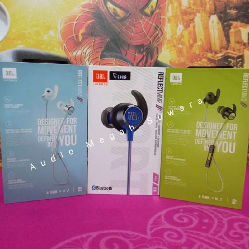 Jual Jbl Reflect Mini2 / Jbl Reflect Mini Bt 2 Earphone Garansi Resmi ...