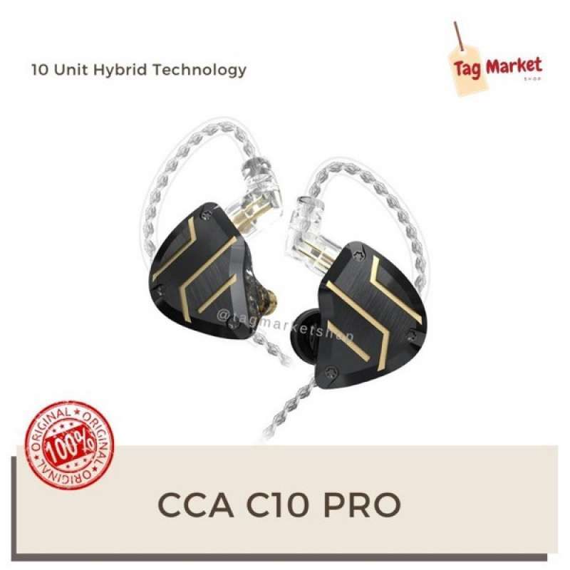 Jual Cca C10 Pro Hybrid Hifi 10 Driver 4Ba+1Dd In Ear Earphone Mic - Kz Trn di Seller WingsCam ...