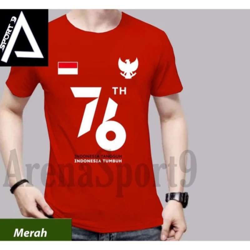 Jual BARU KAOS AGUSTUSAN KEMERDEKAAN INDONESIA HUT RI KE 76 TAHUN GARUDA - Multicolor di Seller ...