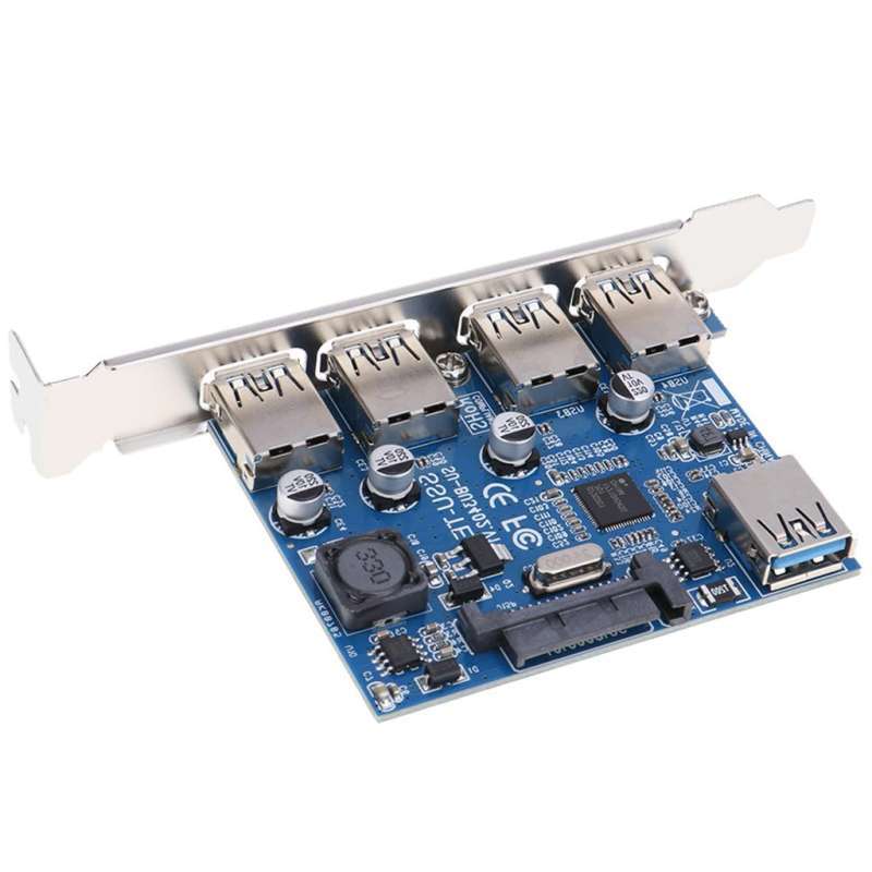 Jual USB 3.0 PCI-E Expansion Card Adapter 4-Port Internal Front Panel Header di Seller BAOSITY ...