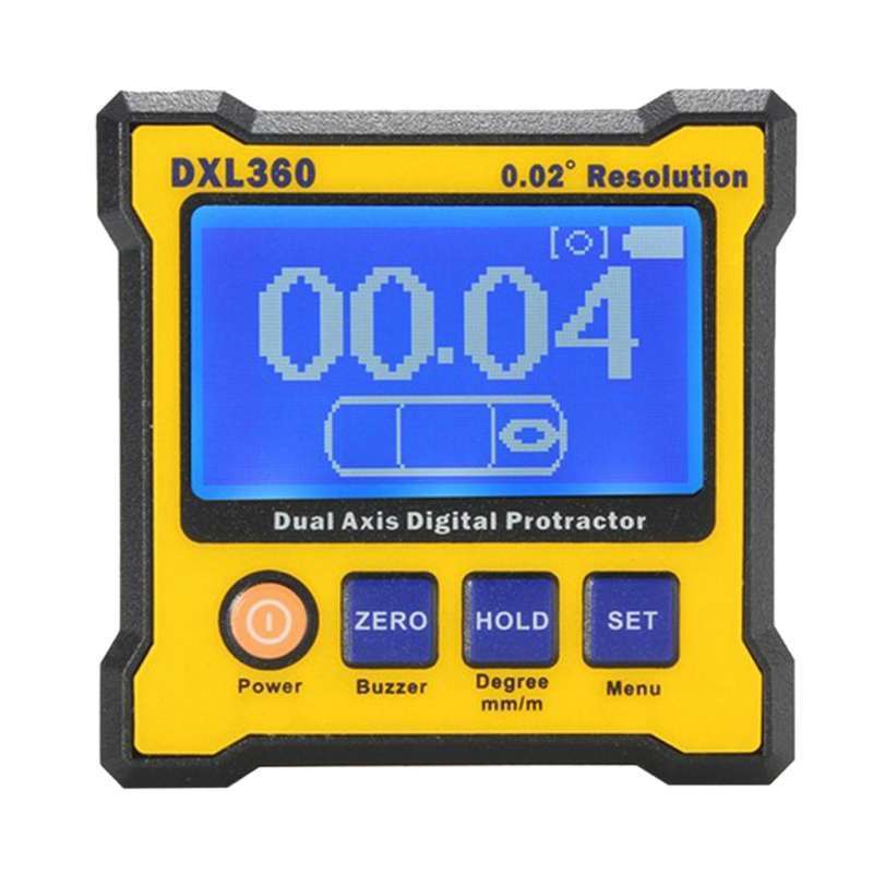 Jual DXL360 Dual Axis Digital Angle Protractor Level Gauge w/5 Side ...