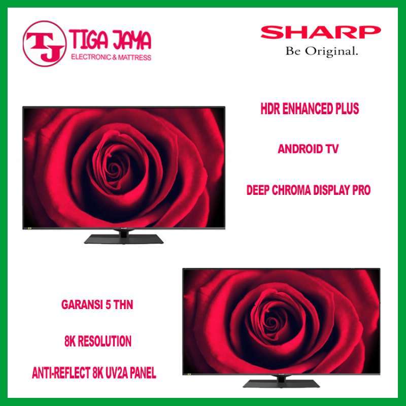 Jual Sharp 8t-c60dw1x Led Tv 60 Inch 8k Uhd Android Tv 8tc60dw1x ...