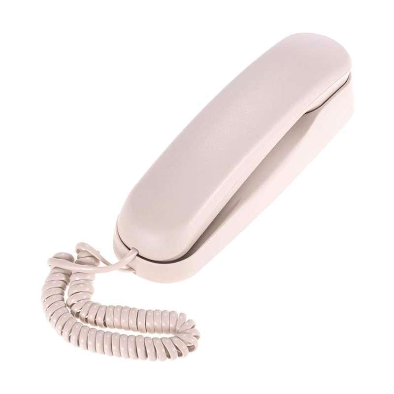 Jual Wall Mount Desktop Corded Fixed Telephone Landline Wired Handset ...