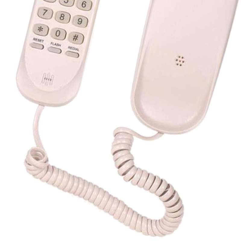Jual Wall Mount Desktop Corded Fixed Telephone Landline Wired Handset ...