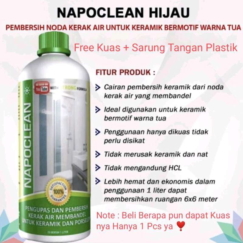 Jual Napoclean Hijau 1 Lt Original Murah - Harga Diskon Juni 2024 ...