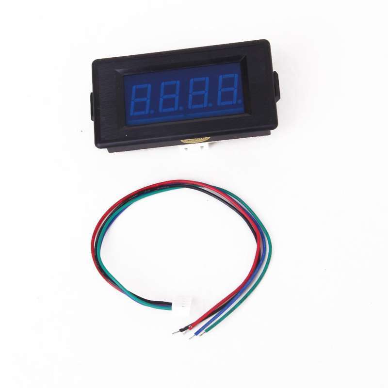 Jual Digital Blue LED Display DC 20V Volt Voltmeter Panel Meter w/ 4 ...