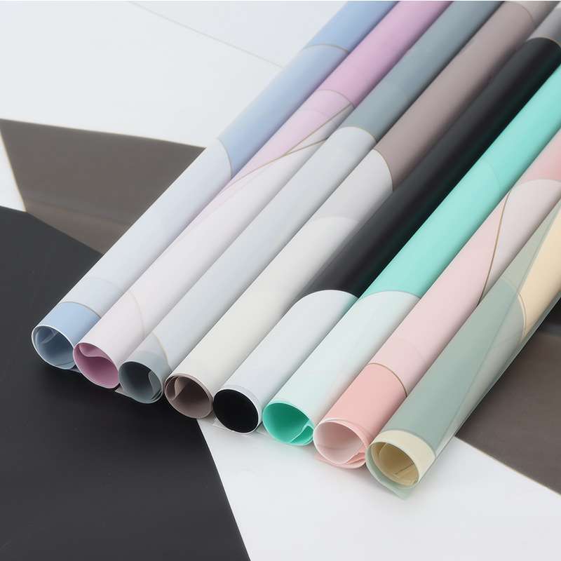 Jual Better Home- 5 Lembar Wrapping Flower Paper Garis Abstrak ...