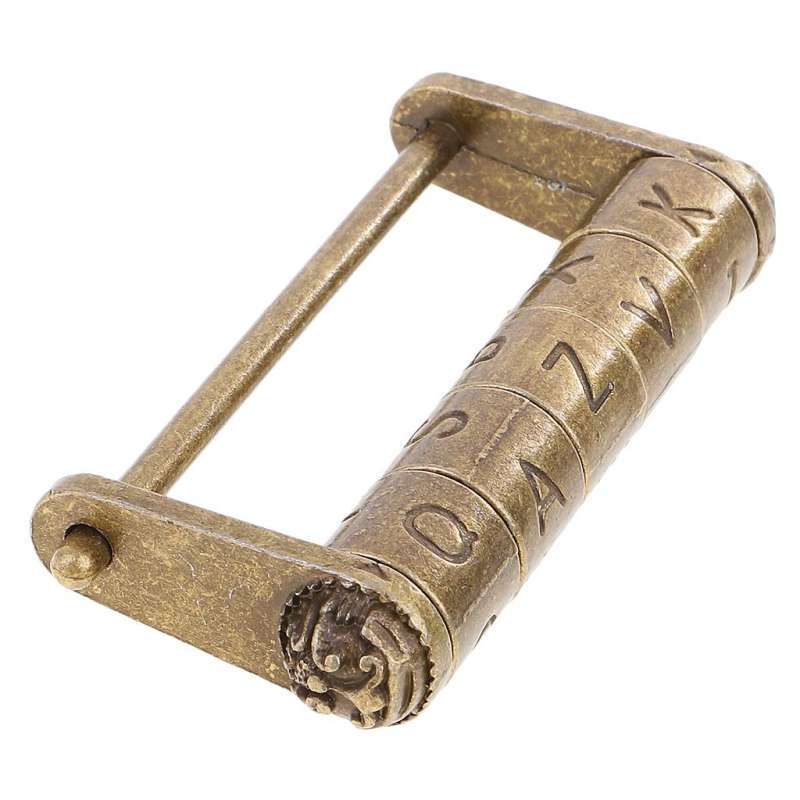Jual Mini Antique Vintage Padlocks Chinese Characters Password Lock ...