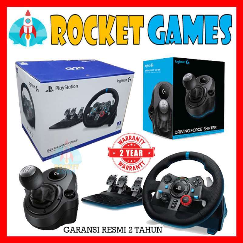 Jual Rocket Games - Logitech G29 Driving Force Wheel + Shifter Logitech ...