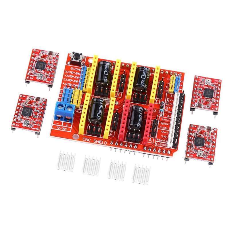 Jual CNC Shield Expansion Board V3.0 R3 Boards A4988 Stepper Motor ... Jual CNC Shield Expansion Board V3.0 R3 Boards A4988 Stepper Motor ...
