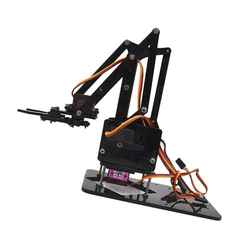 Promo Mechanical Arm Robot Claw & Servo for Robotics DIY KIT Diskon 23% ...