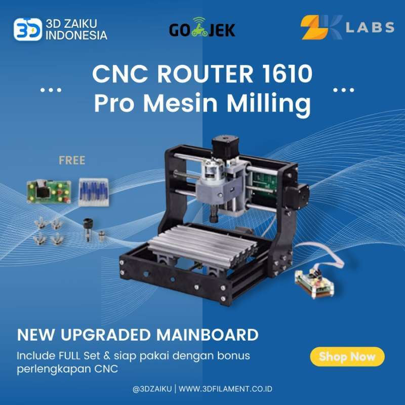 Promo CNC Router 1610 Mini Mesin CNC PCB Milling 160*100*45 mm with ...