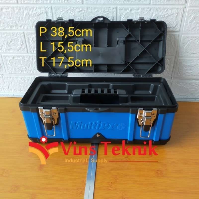 Promo toolbox tool box plastik body besi 15.5inch MULTIPRO heavy duty ...