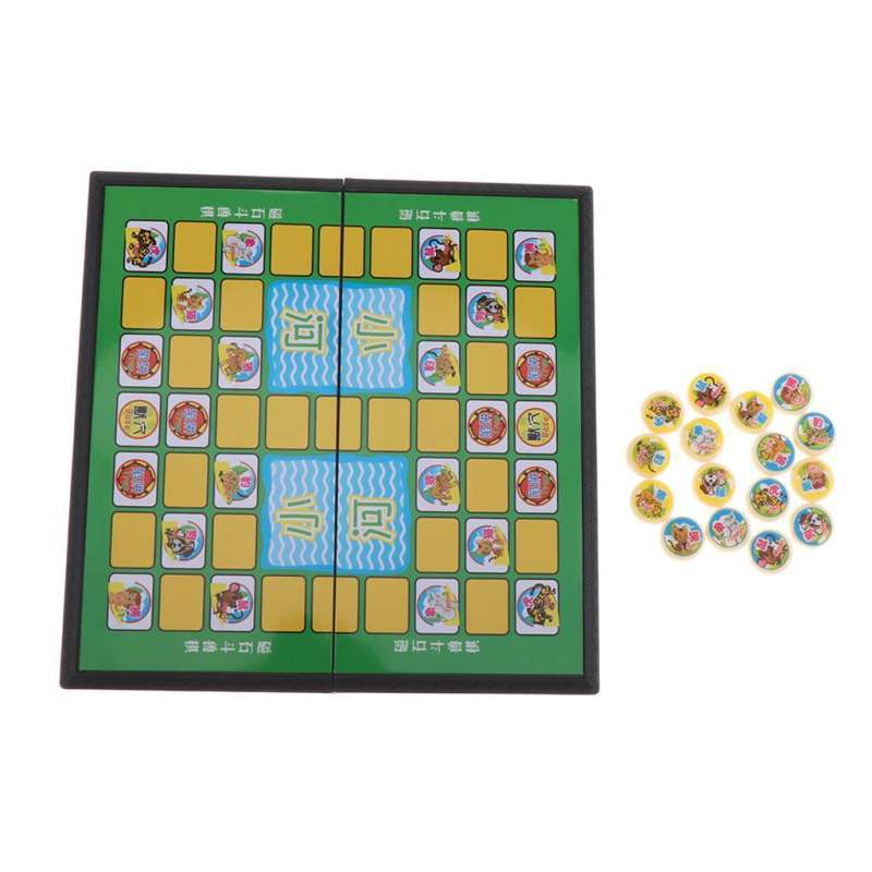 Promo Small Chinese Jungle Animal Chess Foldable Chessboard Kid ...