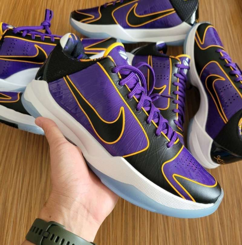 Jual Nike Kobe 5 Protro Lakers/ 5x Champ || Big Stage Champs Purple ...