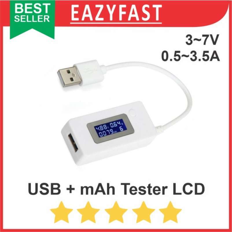 Jual USB Tester Doctor Volt Ampere Meter ukur Charger mah Kapasitas ...