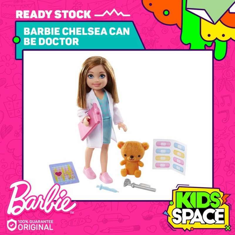 Jual Barbie Chelsea Can Be Doctor Playset di Seller Kids Space Toys ...