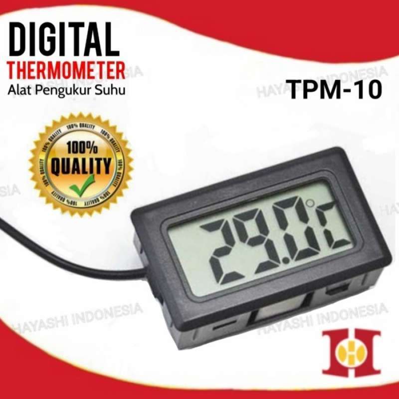 Jual Thermometer Digital Mini Kolam Kulkas Termometer Sensor Alat Ukur ...