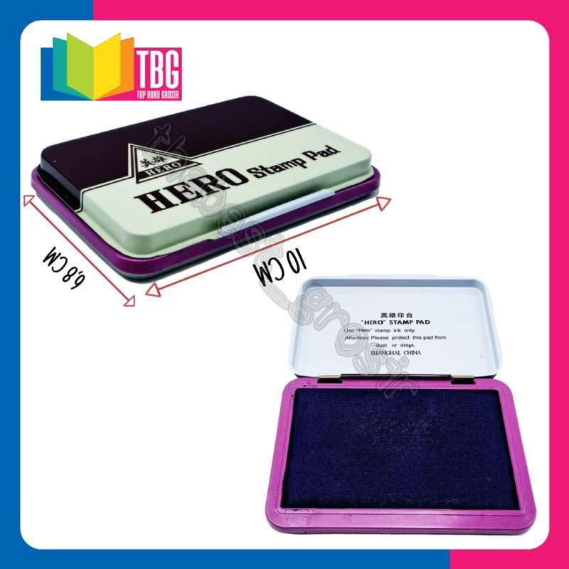 Jual 1 PCS BANTALAN STEMPEL KECIL 2460 HERO (R-1349) / STAMP PAD HERO ...