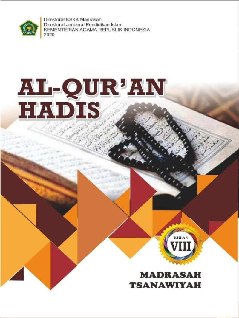Jual Buku Siswa Kelas 8 Al Quran Dan Hadis Mts Madrasah Tsanawiyah