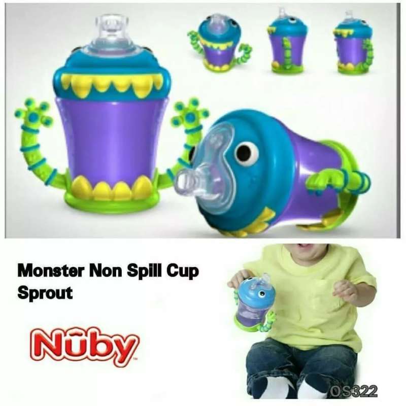 Jual Nuby Monster grip & sip - botol minum anak di Seller Meldievs_baby ...