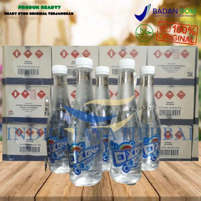 Promo Air Oksigen Air Oxy Original Cjdw Oxygen Drinking Water 1 Dus ...