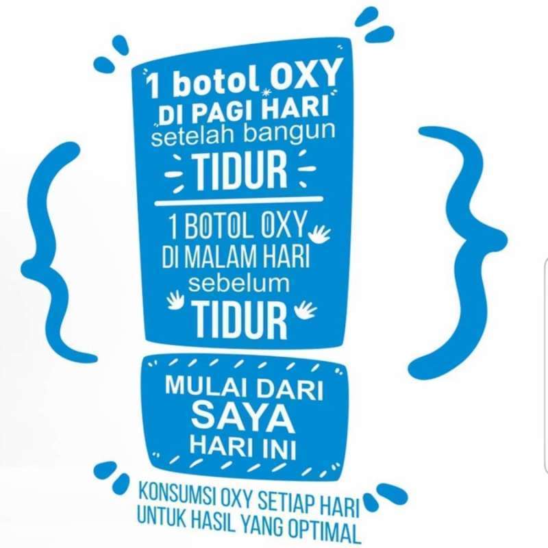 Promo Air Oksigen Air Oxy Original Cjdw Oxygen Drinking Water 1 Dus ...