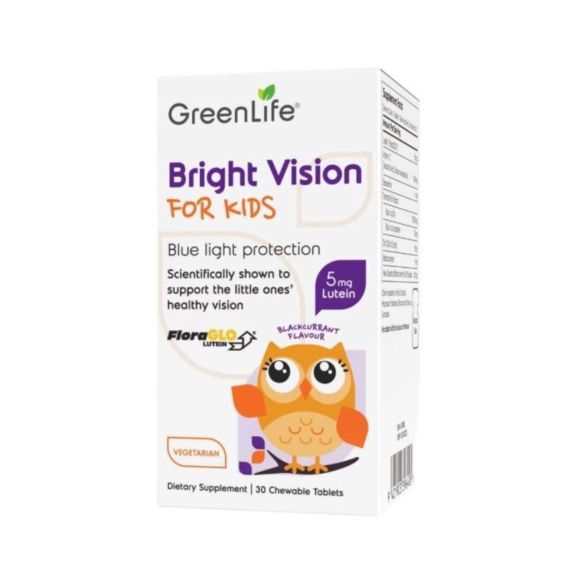 Jual GreenLife Bright Vision for Kids 30 chewable tablets di Seller Onelife Official Store ...