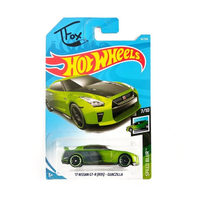 Jual Hot Wheels 17 Nissan Gt-r R35 Guaczilla Hijau Speed Blur Hotwheels ...