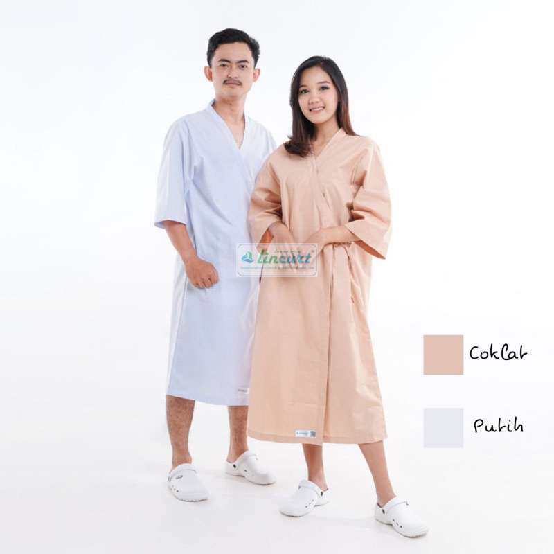 Jual Lincurt - Baju Piyama Kimono Pasien Pria Dan Wanita Lengan Pendek - Reguler Milo Di Seller ...