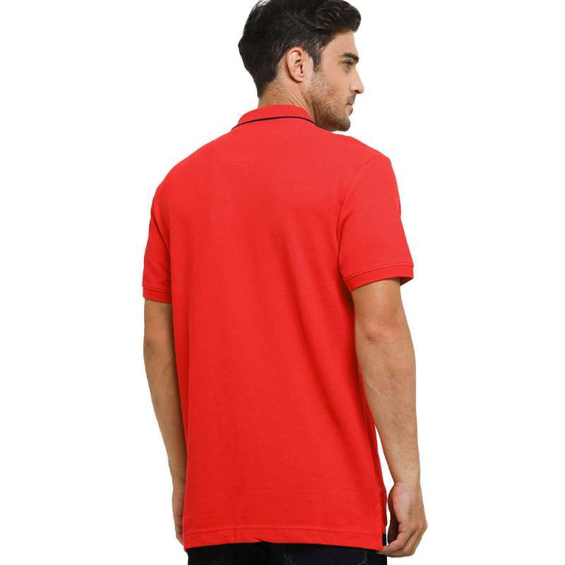 Jual Levi's Blrmtchunky Pique Polo Slant Placket Flame Scarlet (81756 ...