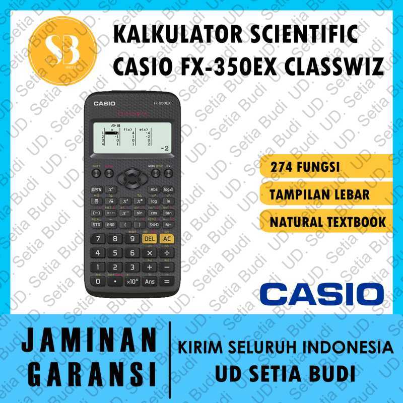 Jual Kalkulator Scientific Casio 350EX Classwiz Asli dan Bergaransi di ...