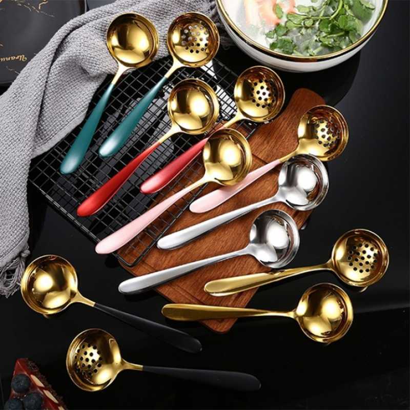 Jual Centong Sendok Saringan Kuah Sup Stainless Tebal Premium 304 ...