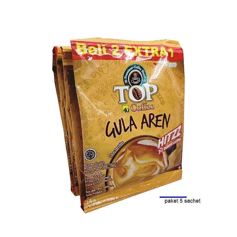 Jual Top Coffee Gula Aren - Paket 5 Sachet Di Seller Sumarno Mart ...