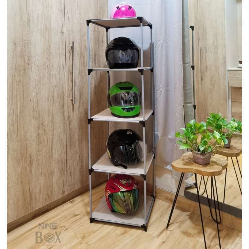 Jual Rak Helm / Helm Rak / Rak Display / Rak Pajang / Ninebox Rak Helm ...