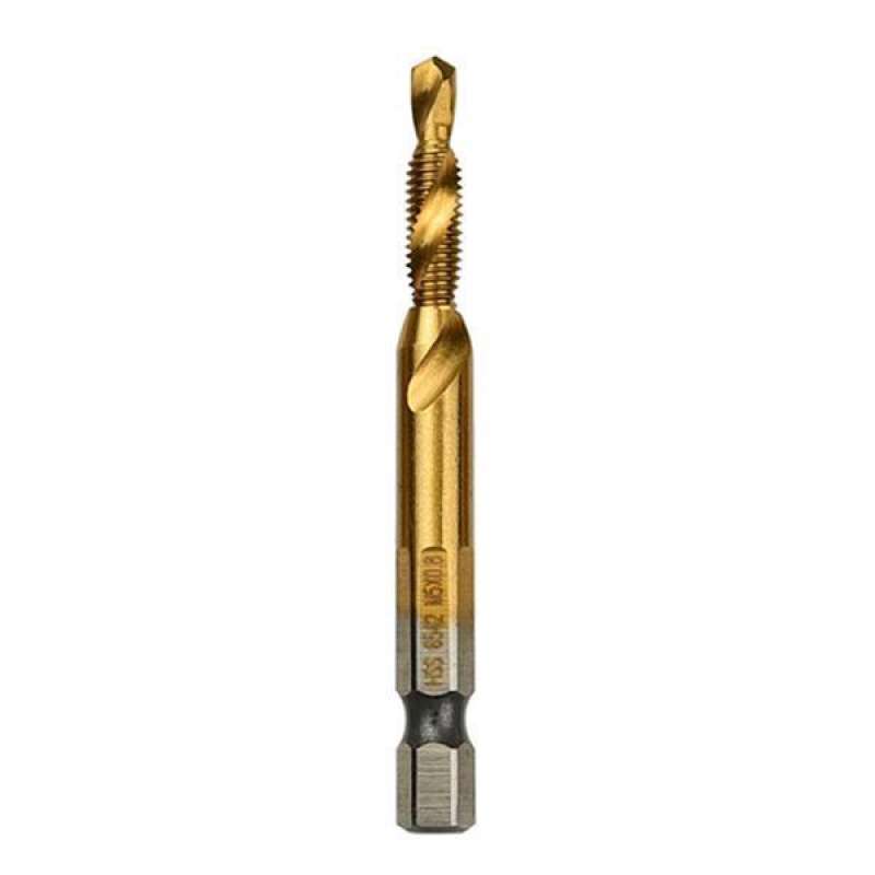 Jual 7xHand Tap Drill Bits M3 M4 M5 M6 M8 M10 Metalworking Tools M5x0 ...
