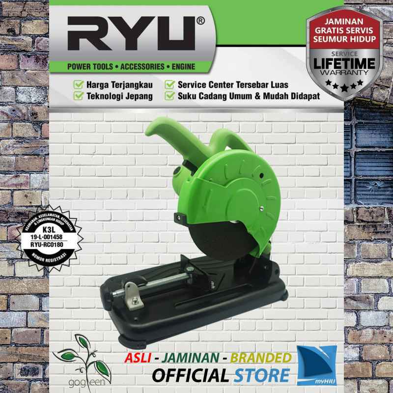Jual Ryu Cut Off Saw 7 Rco180 💯 Harga Murah & Kualitas Terbaik Januari 2026