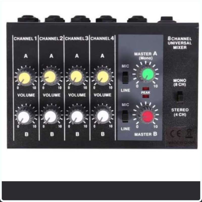 Jual Mixer Audio Ammon Profesional Console Karaoke 8 Channel Input Mic ...