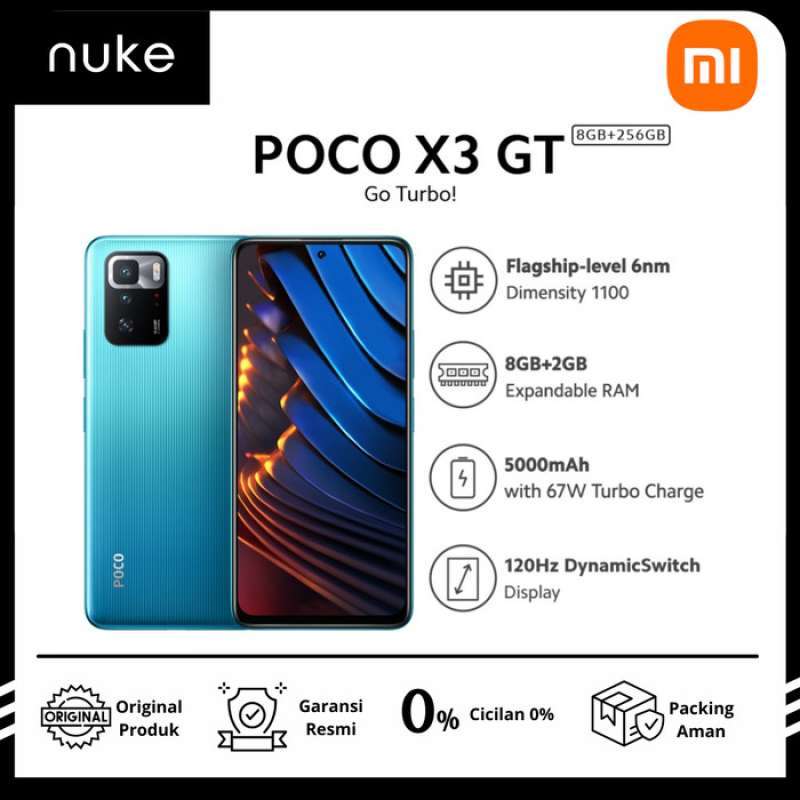 Jual POCO X3 GT 8+256GB NFC 6.6” Layar Smartphone Android HP di Seller ...