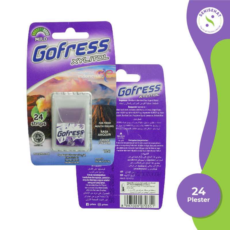 Jual Gofress Xylitol Grape - Permen Lembar Tipis di Seller Senisehat ...