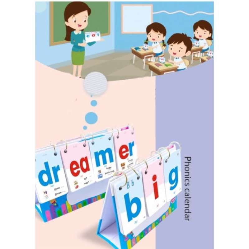 Jual Mainan Edukasi Anak FLASH CARD Kalender Kosakata ~ PHONICS ...
